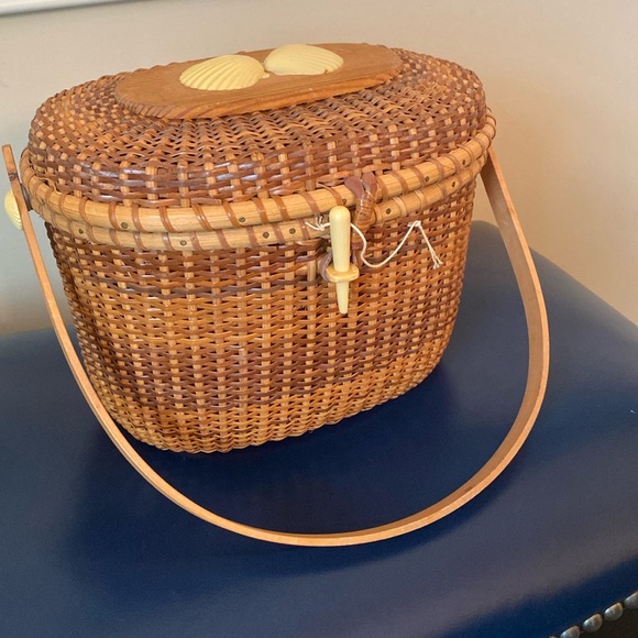 Bags | Vintage Nantucket Basket Purse | Poshmark